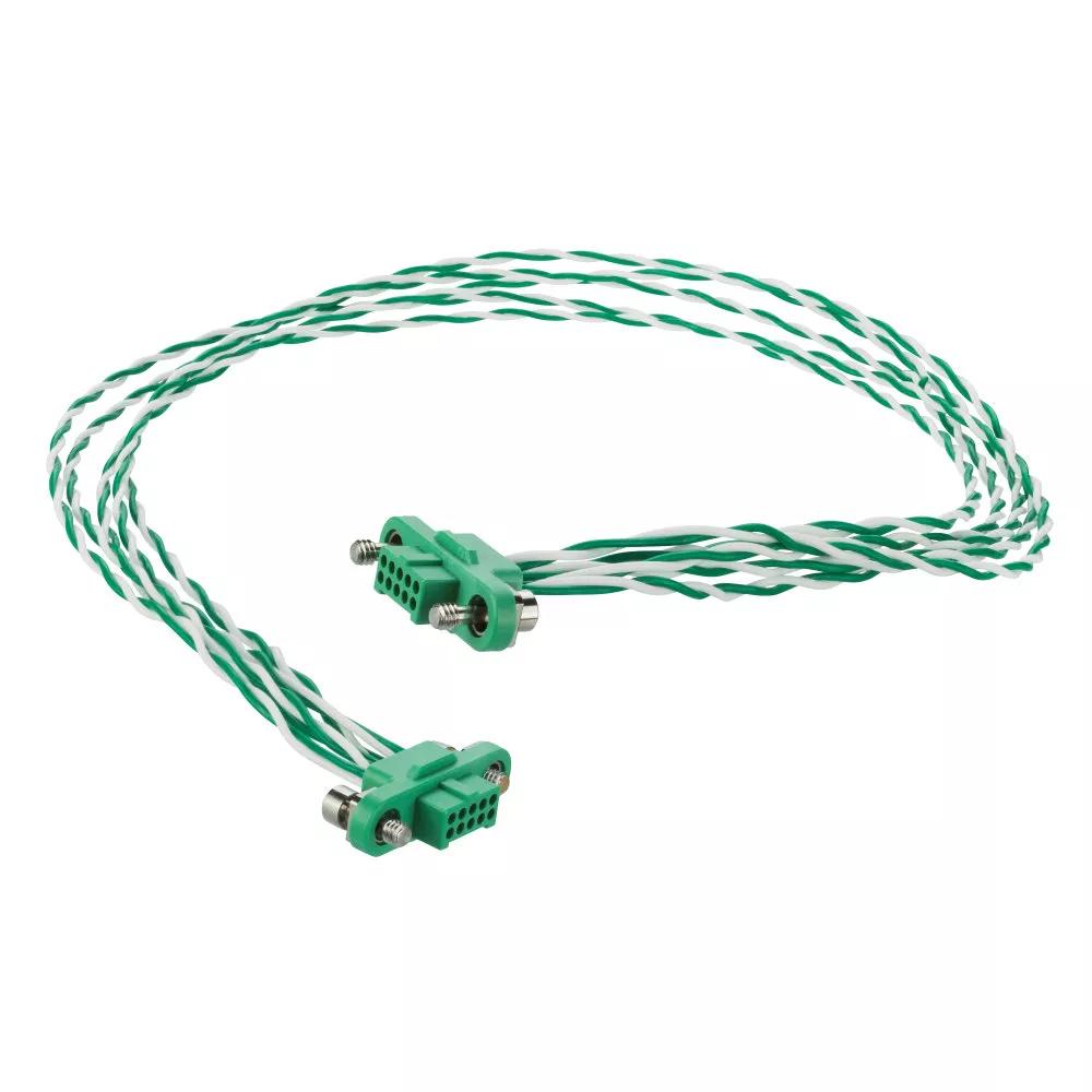 Gecko-SL Female Cable Assy - G125-FD13405F1-1000F1 - Harwin